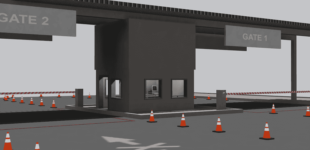 Military Entrance Gate - SFZ4