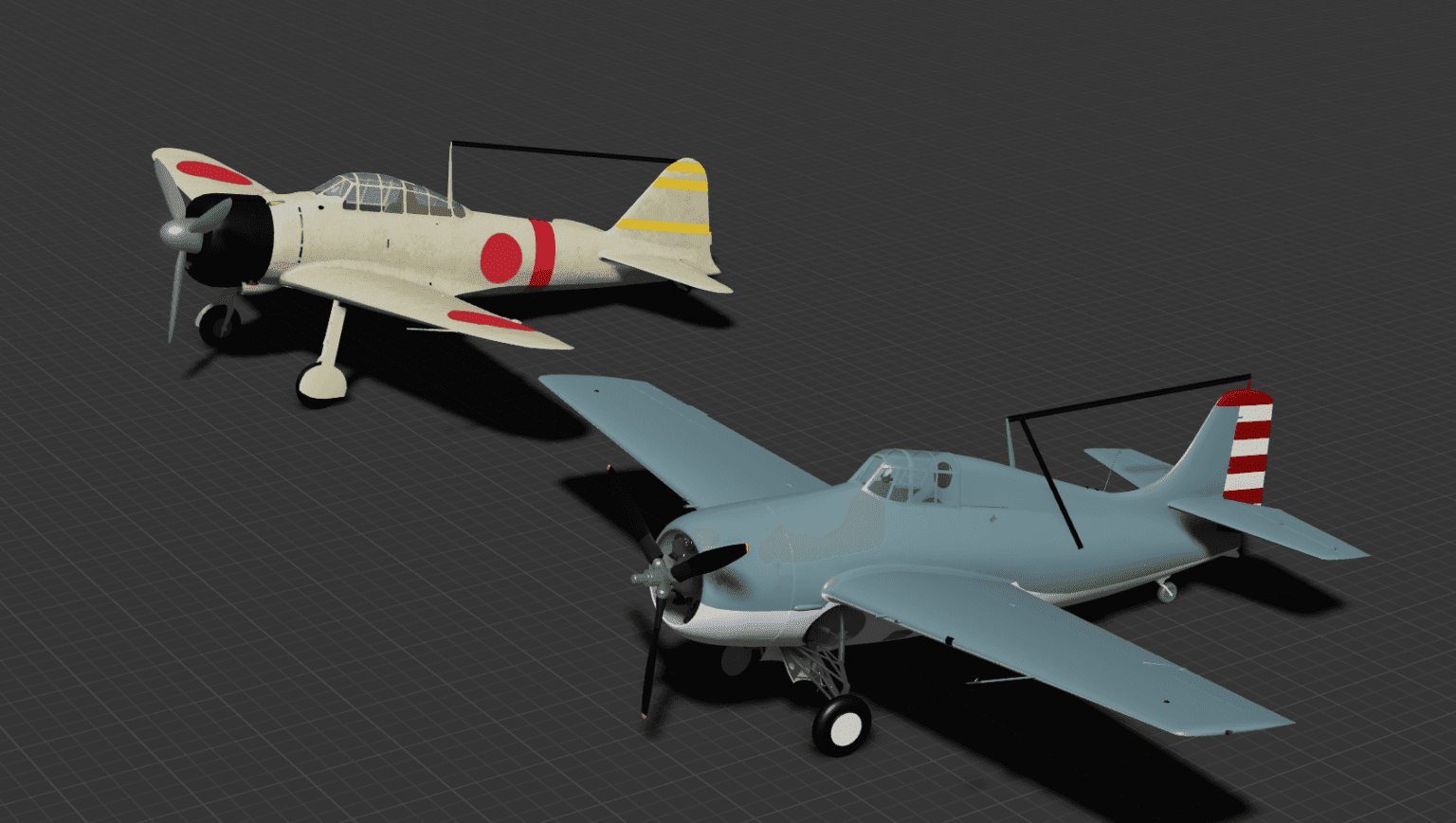 WW2 Pacific War Aircraft Bundle Pack - SFZ4
