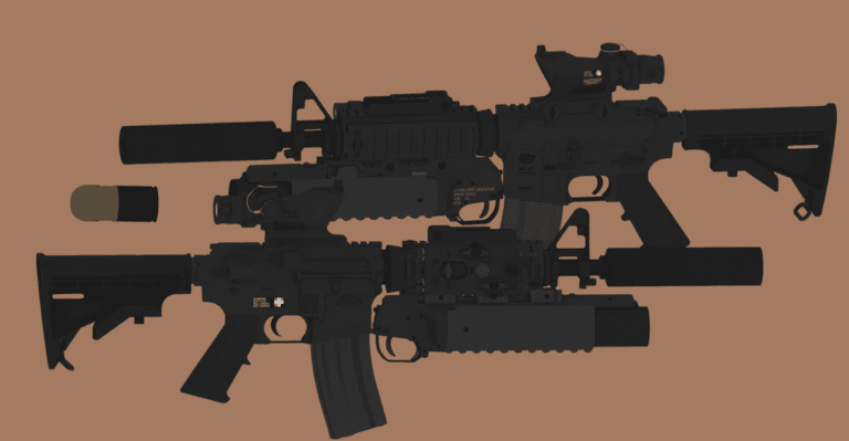US UK SOF Invasion of Iraq Weapon Kit - SFZ4